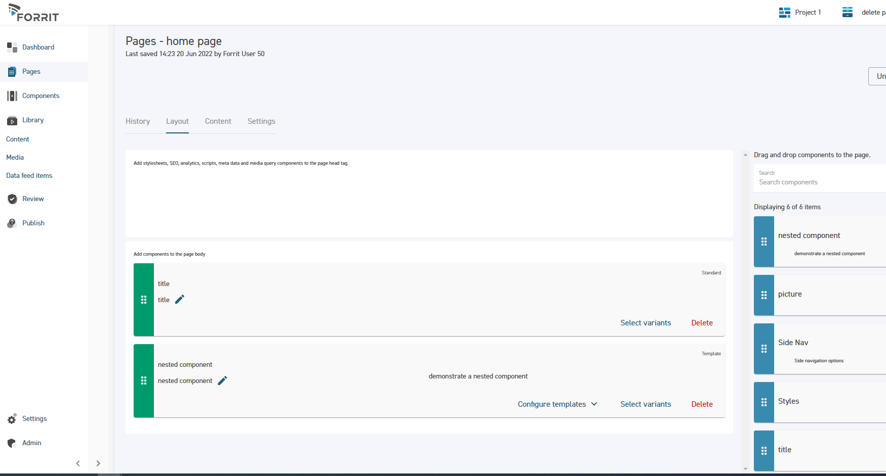 Work with Nested Components v3.1