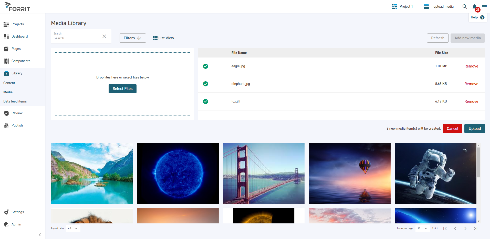 Adding Media Items v3.1